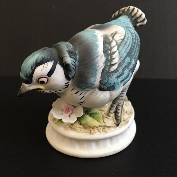 Lefton | Accents | Lefton Blue Jay Figurine Japan Porcelain Kw637 ...